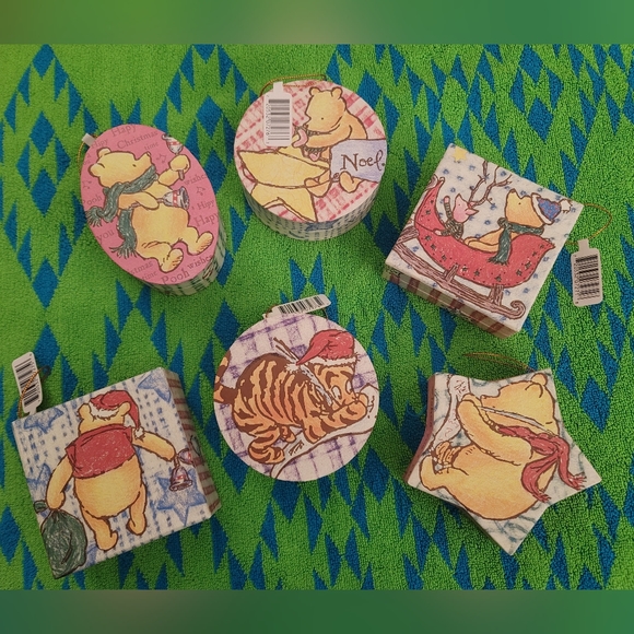 Disney | Holiday | Vintage Classic Winnie The Pooh Box Ornaments | Poshmark